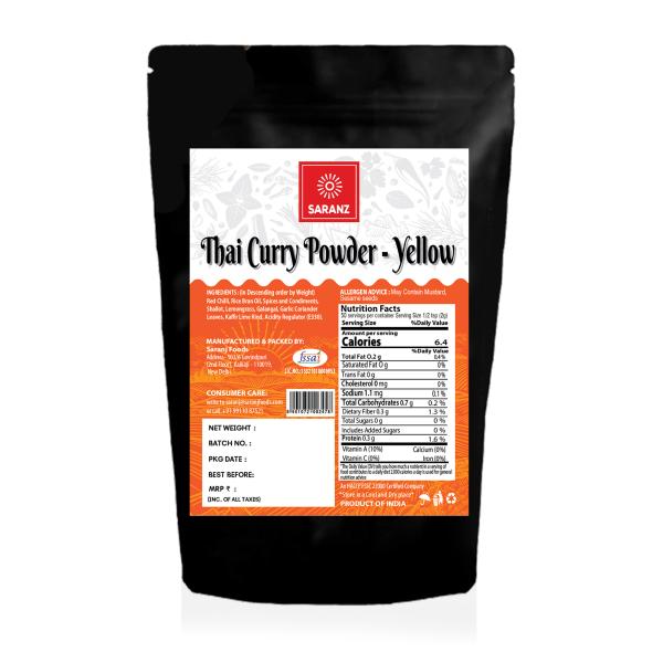SARANZ Thai Curry-Yellow Jain Masala-200 Gm - JioMart