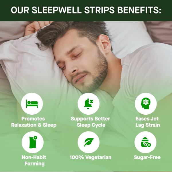 Science of Him Sleepwell Melatonin 5mg OD Strip 30 OD Strips Pack of 2 ...