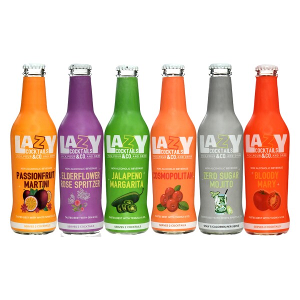 Lazy Cocktails Variety Pack of 6 bottles - JioMart