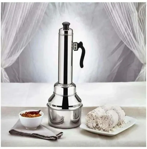 MyNAKSHA Stainless Steel Puttu Maker/Puttu Kodam with Lid - JioMart