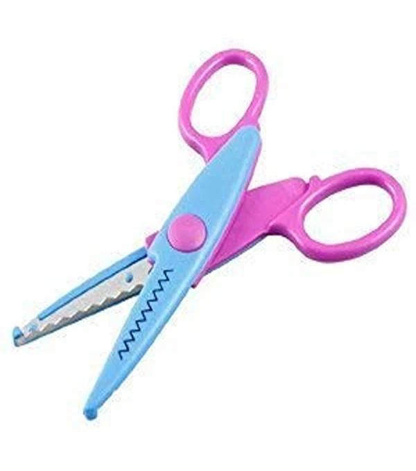 Ciconia Designer Shape Cutter Scissor Pack of 6 Different Design, Zig ...