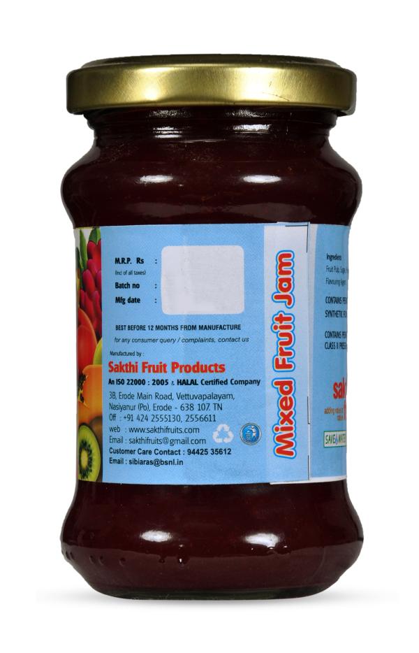 Chellam Mixed Fruit Jam 200 Gram Pack of 5 - JioMart