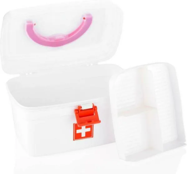 2Mech Airtight Clear Plastic First Aid Kit with Lids - JioMart