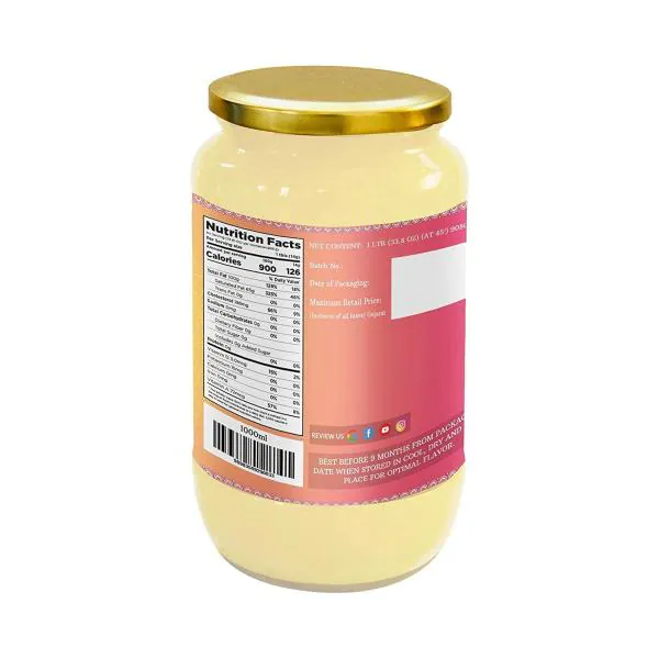 Mukhia Amrutam A2 Desi Buffalo Ghee Made with cultured curd Bilona ...