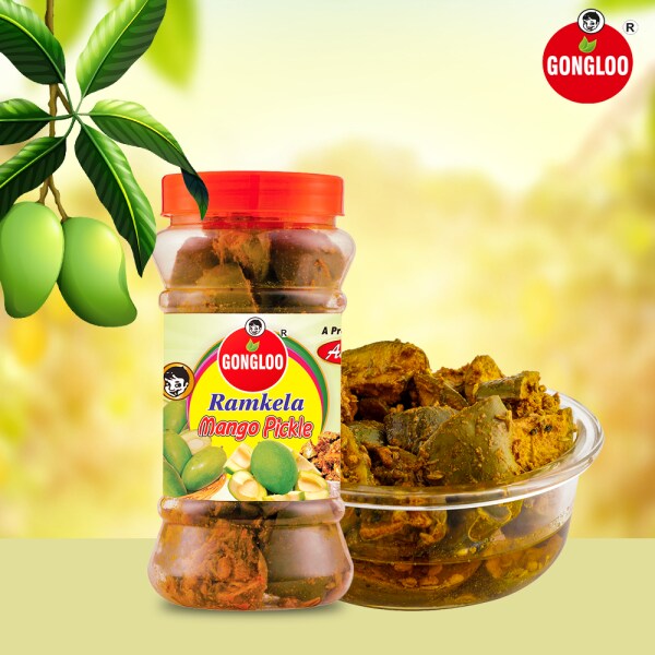 GONGLOO Homemade Ramkela Mango Pickle | Ready to Eat Aam ka Achar ...