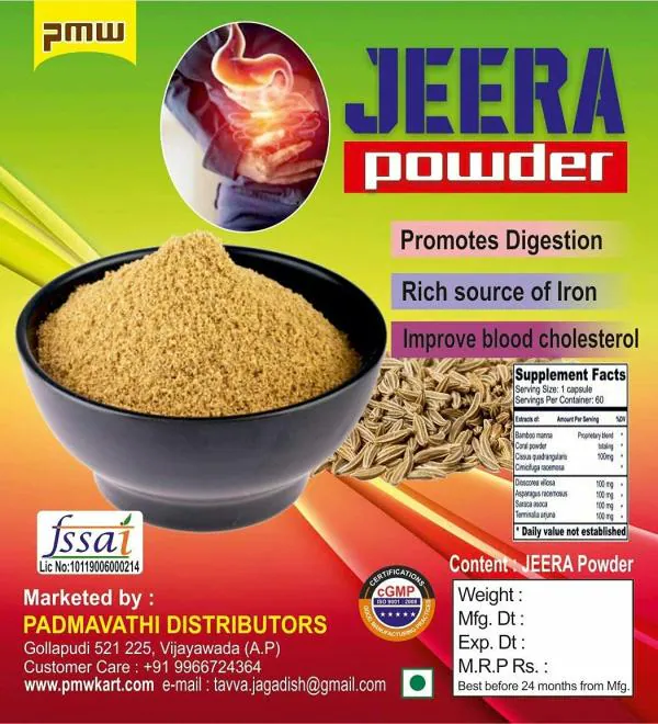 PMW - Natural Cumin Powder - Jeera Powder - Fresh Indian Spice ...