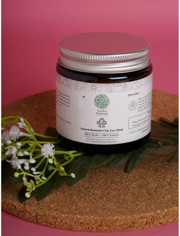 Tender Naturals Natural Bentonite Clay Face Mask - 100 gm - JioMart