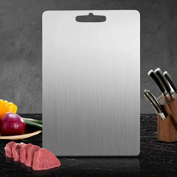 Devashree Stainless Steel Large Big Size Fruit Cutting Board for ...