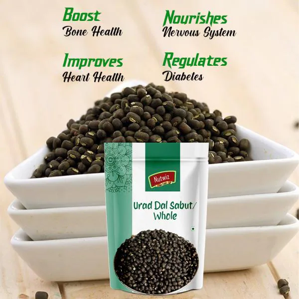 Nutwiz Urad Dal Sabut/Whole 500g - JioMart