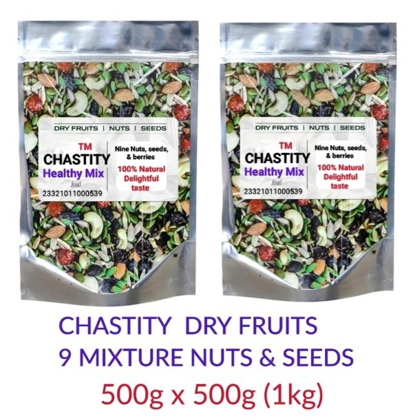 Chastity Dry Fruits Nuts And seeds mix - Immunity Booster Nine Mixture ...