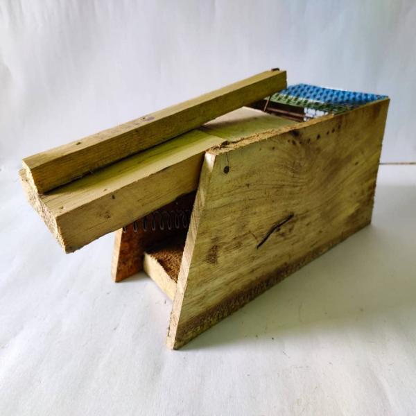 Subaa Wooden Rat Trap Catcher/Traper/Mouse Cage, Traditional Rat Trap ...