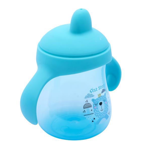 1st Step BPA Free Polypropylene Hard Spout Sipper With Twin Handles For ...