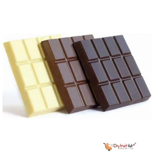 Dry Fruit Hub - Dark, White & Milk Chocolate Compound 1.2 kg, Dark ...