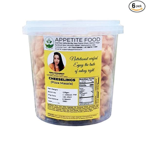 Appetite Food Cheese Cheeseling Pizza Masala 720 g (Pack of 6) - JioMart