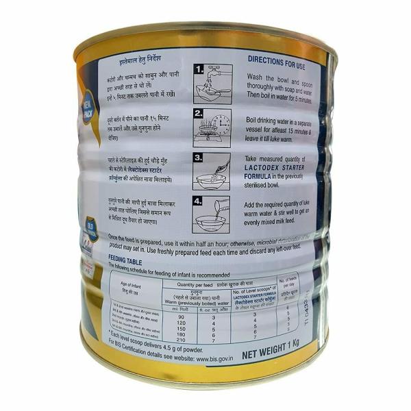 Lactodex Starter Formula Infant Formula Powder,Stage 1,Upto 6 Months ...