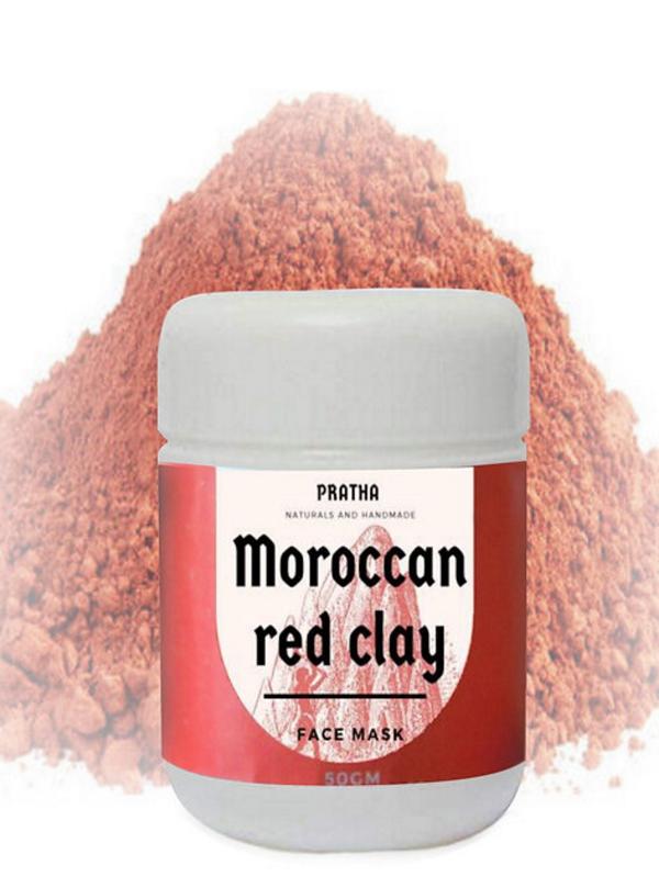 Pratha-Moroccan Red clay face mask - JioMart