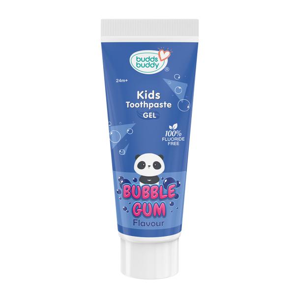 Buddsbuddy 100% Fluoride Free Kids Toothpaste Gel for Cavity Protection ...