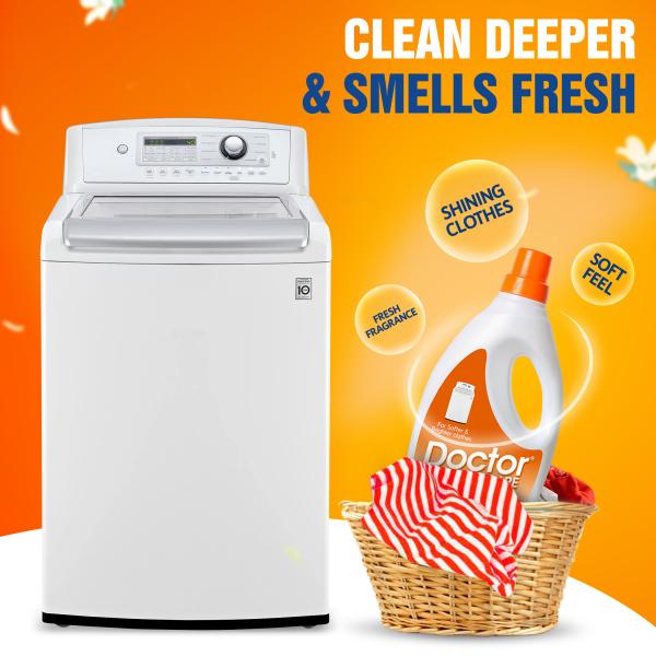 Doctor Care Liquid Detergent Top Load | 2 Ltr | Designed For Tough ...