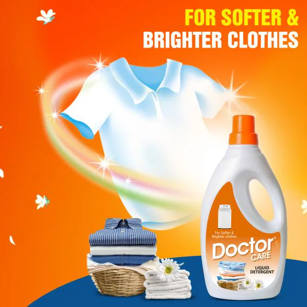 Doctor Care Liquid Detergent Top Load | 2 Ltr | Designed For Tough ...