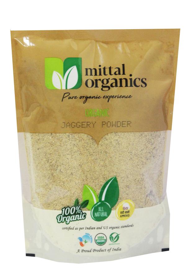 Mittal Organics - Organic Jaggery Powder - Gud Powder 2.5KG (500gm X 5 ...