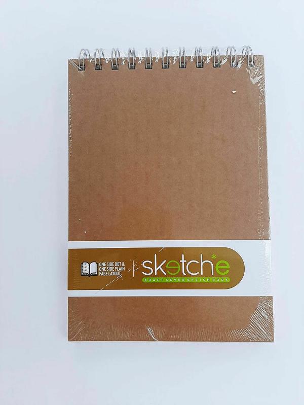 anupam White Sketch E Wire O Acid Free Book -100 Pages - JioMart