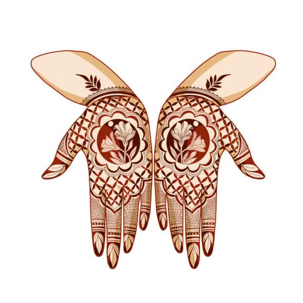 Pankhudi Mehendi Cone Herbal Pure Leaves Needle For Hand Designs Henna ...