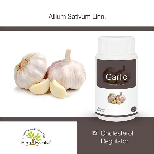 Herb Essential Garlic (Lasuna Allium Sativum )500 mg 60 Tablets - JioMart