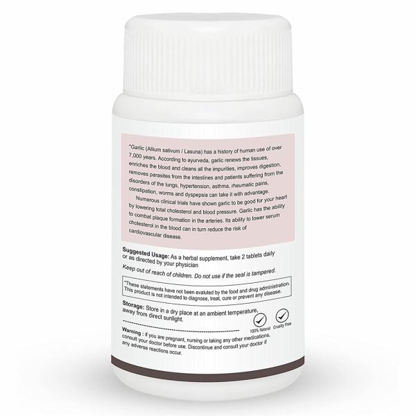 Herb Essential Garlic (Lasuna Allium Sativum )500 mg 60 Tablets - JioMart