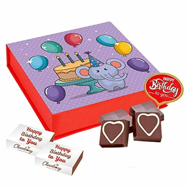 Chocoloony Chocolate Gift Box Milk Flavour for Birthday - JioMart