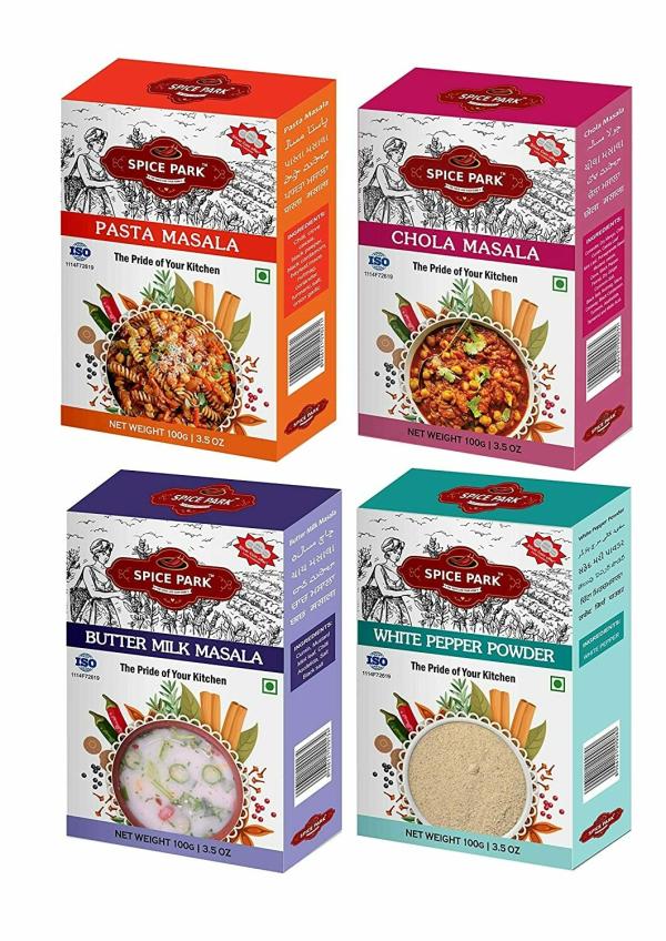 Spice Park combo pack 4 pasta Masala ,Butter Milk Masala and White ...