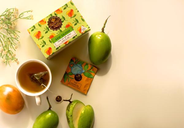 Karma Kettle Aam Salaam - Green Tea With Mango And Cumin - 20 Pyramid ...