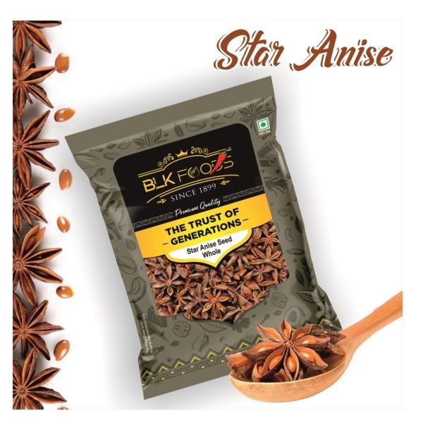 BLK Foods Daily Star Anise Seed Whole (Badiyan) 500g (5 X 100g) - JioMart
