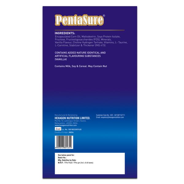 PentaSure Complete Balance Nutrition Vanilla Flavour Limited Edition ...