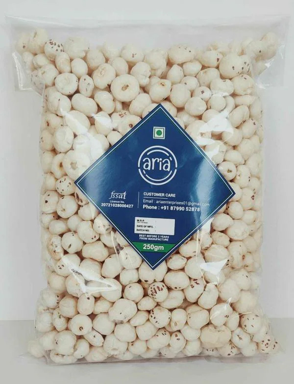 Aria Raw Makhana, 1 kg Phool Makhana, Foxnut, Gorgon Nuts l Roasted and ...
