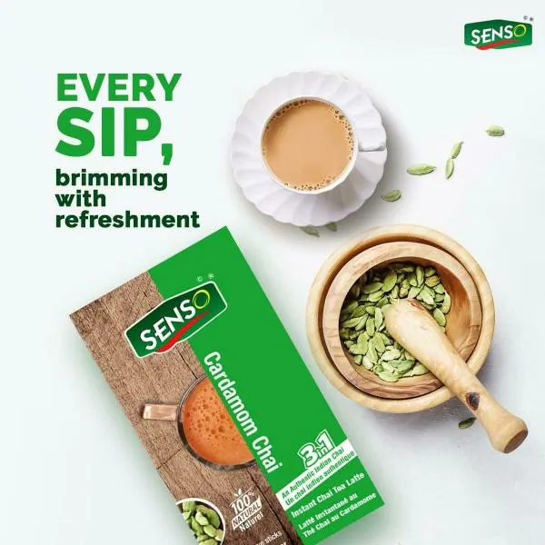 SENSO Tea Premix Cardamom Organic (10 sachets) - JioMart