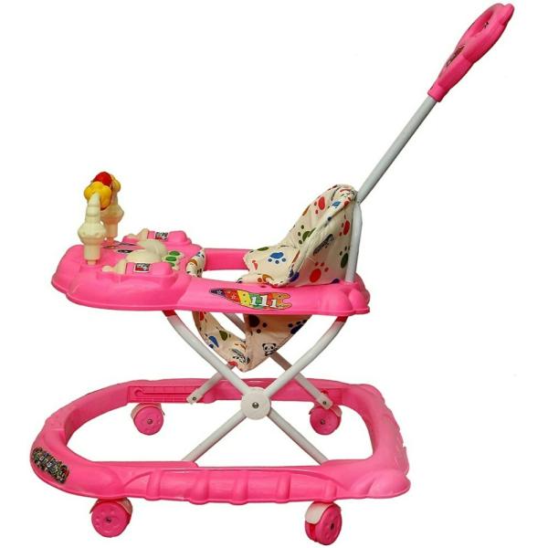Goyal's Cartoon Baby Adjustable Walker - Music & Rattles with Parental ...