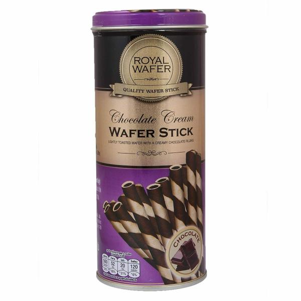 VFOODS Royal Wafer Premium Quality Chocolate Cream Wafer Sticks 125 ...