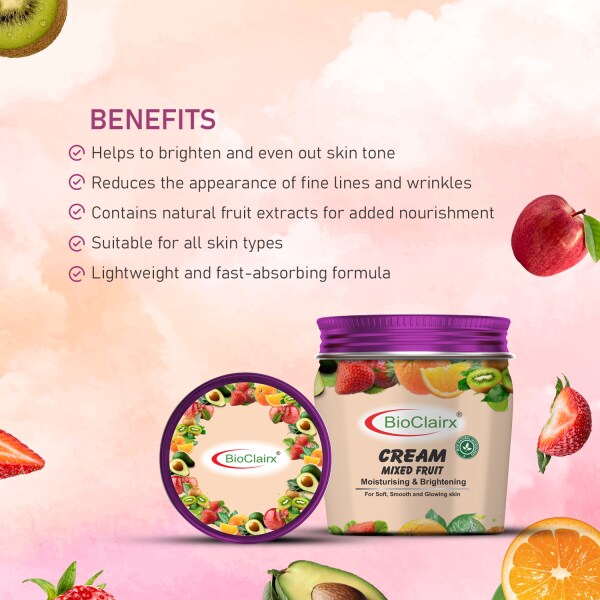BIOCLAIRX MIXED FRUIT CREAM 325gm - JioMart