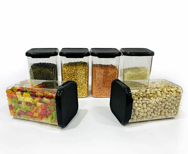 Qtrix Unbreakable Air Tight Plastic containers Set for Kitchen Storage ...