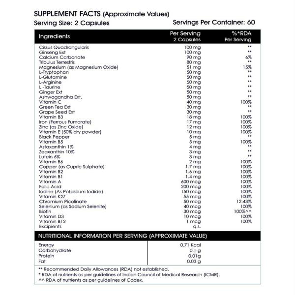 Health XP Advance Multivitamin - 120 Capsules - JioMart