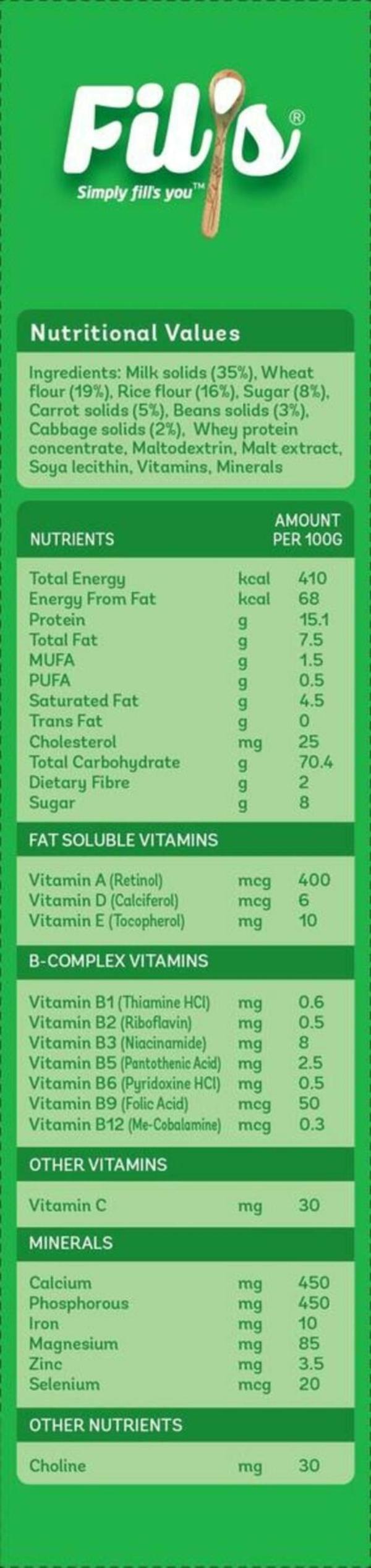 Fil's Organic Baby Cereal With Wheat Rice And Multi Veg - JioMart