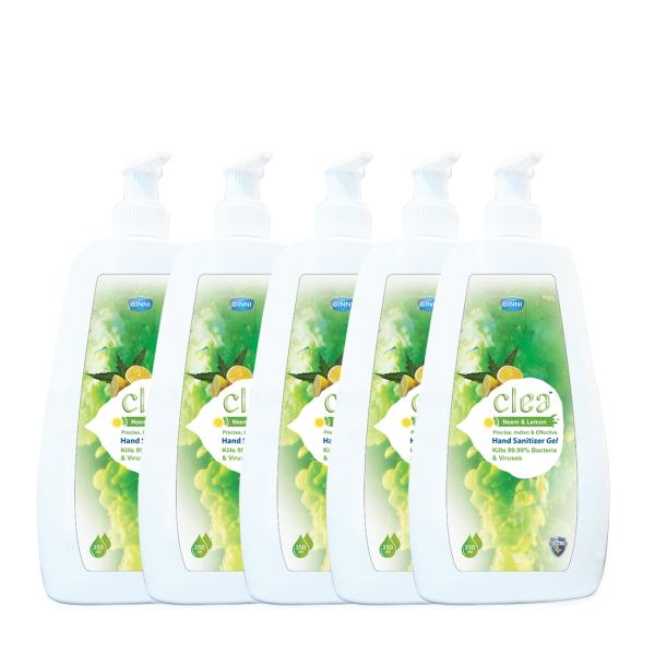 Clea Neem & Lemon Hand Sanitizer Gel Kills 99.99% Bacteria & Viruses ...