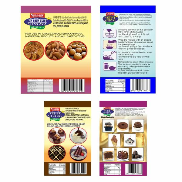 SOOPER BAKING POWDER + WHIPPING CREAM MIX + COCOA POWDER + CHOCO ...