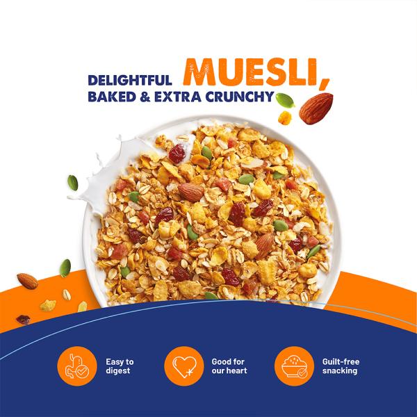 Fit & Flex Muesli Fruity Crunch Cereal 450G - JioMart