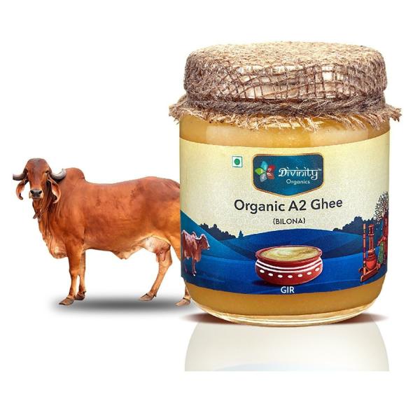 Divinity Organics | A2 Cow Ghee Gir (Desi Cow Ghee) 500ml - JioMart