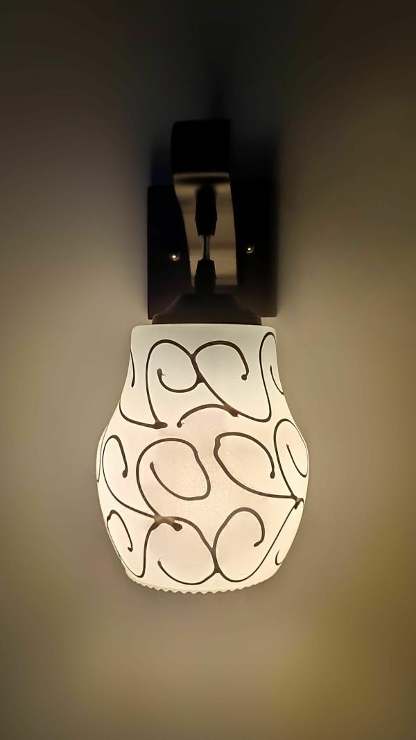 PR Prashant LED and CFL White Pendant Wall Lamp without Bulb Surface ...