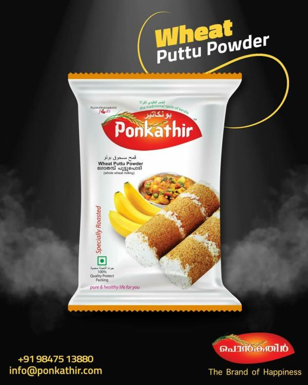 Ponkathir Wheat Puttu Powder1kgx2Pkt| Gothambu Puttu Podi| Specially ...