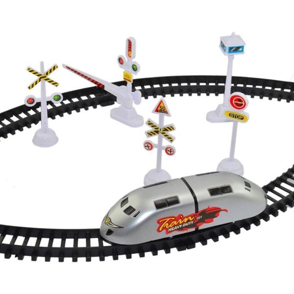 Mixcart Multicolor High Speed Bullet Train Toy Train With Track Set ...