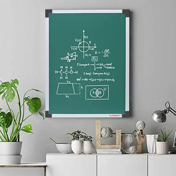 ALKOSIGN Platinum Series (2ftx3ft) Non-Magnetic Green Chalk Board ...