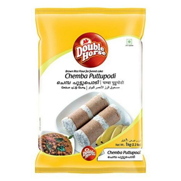 Double Horse Chemba Puttu Podi 1 KG |Funnel Cake Powder| Steam Cake ...
